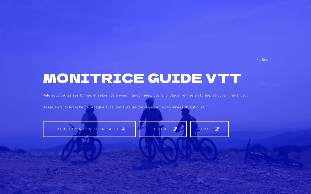 Monitrice Guide VTT - Ardèche 07